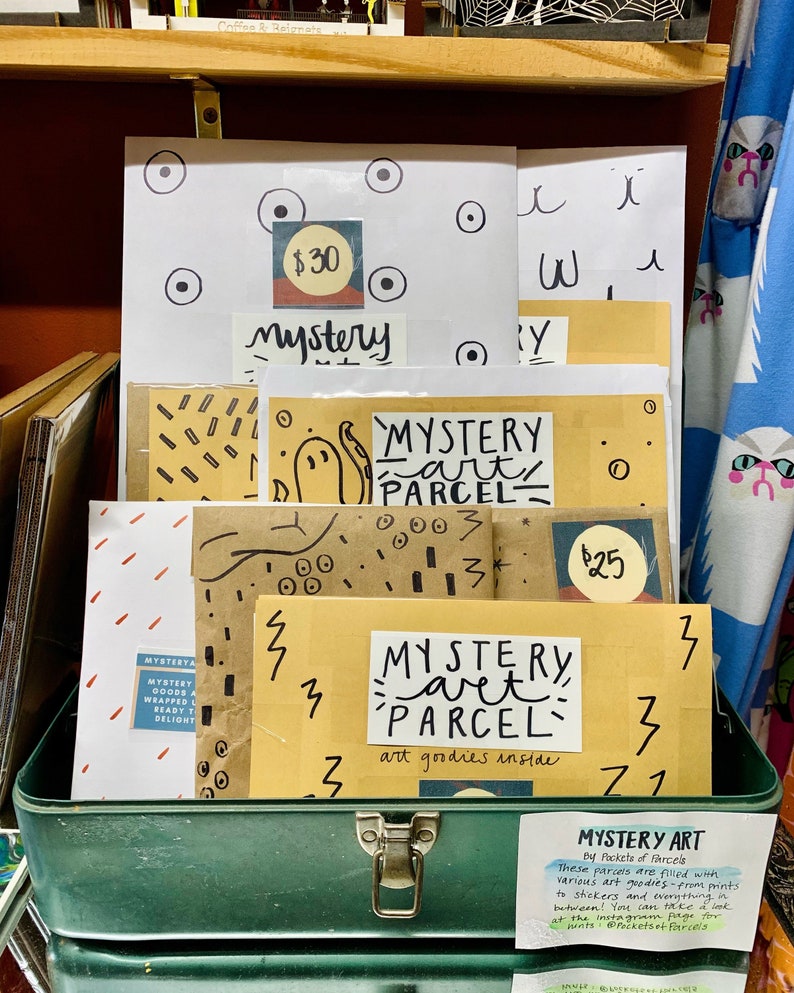 Mystery Art Parcels - Etsy