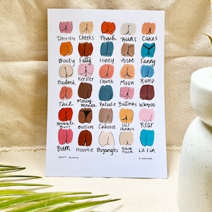 Butt Slang - Art Print - Etsy
