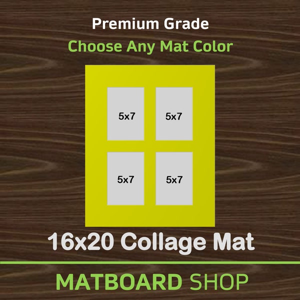 Photo Collage Mat 16x20 - Etsy