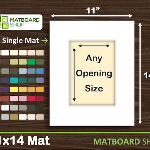 8x10 Premium Double Matboard Choose Your Custom - Etsy