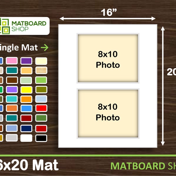 Photo Collage Mat 16x20 - Etsy