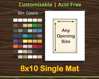 Custom Cut Mat, Custom Mat, Mat Board, Matboard, for Photos, Art Pieces ...