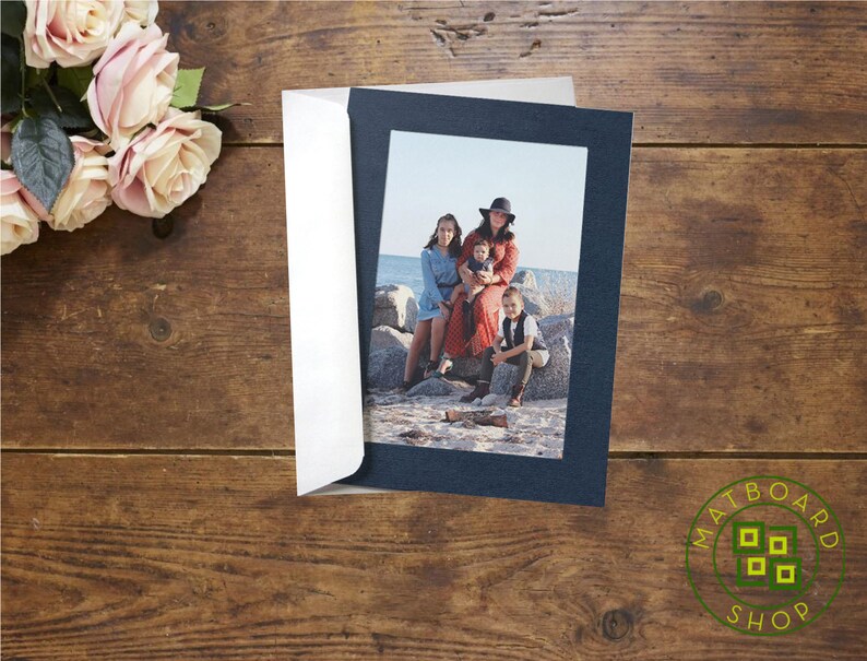 Photo Cards 10 Pack NAVY BLUE - Etsy