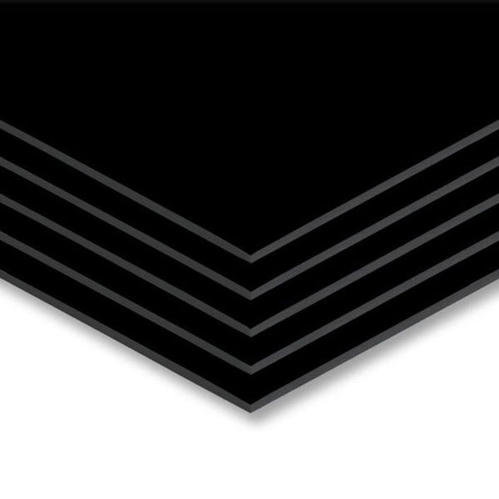 Solid BLACK Backer Board | Etsy