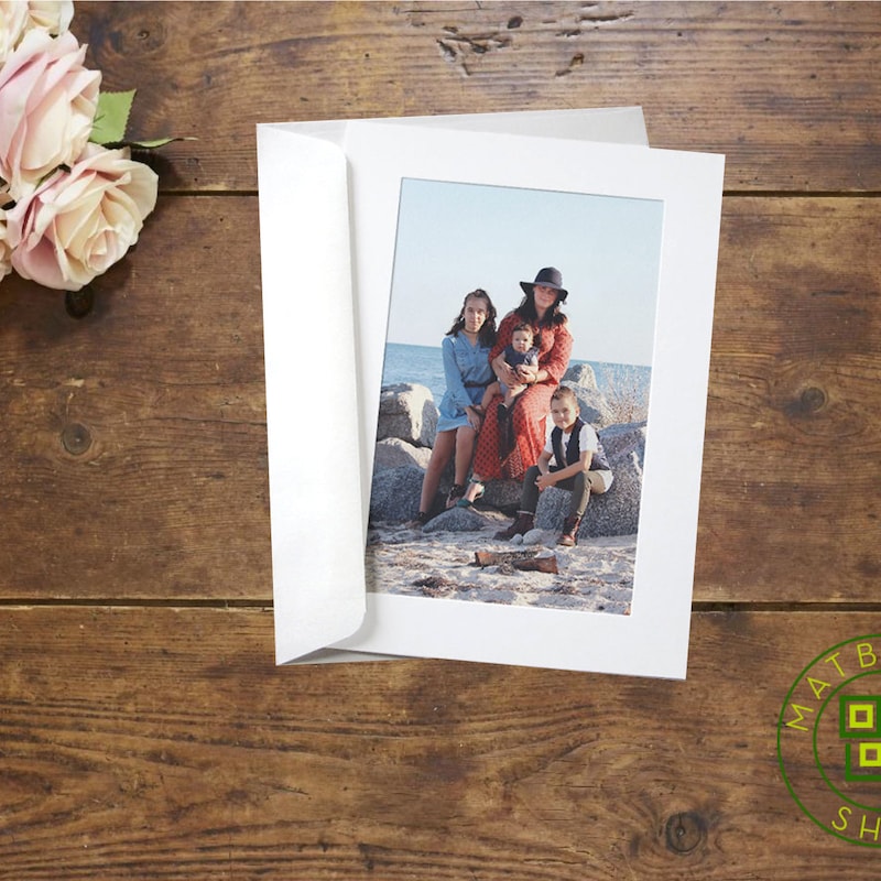 Photo Notecard Template - Etsy
