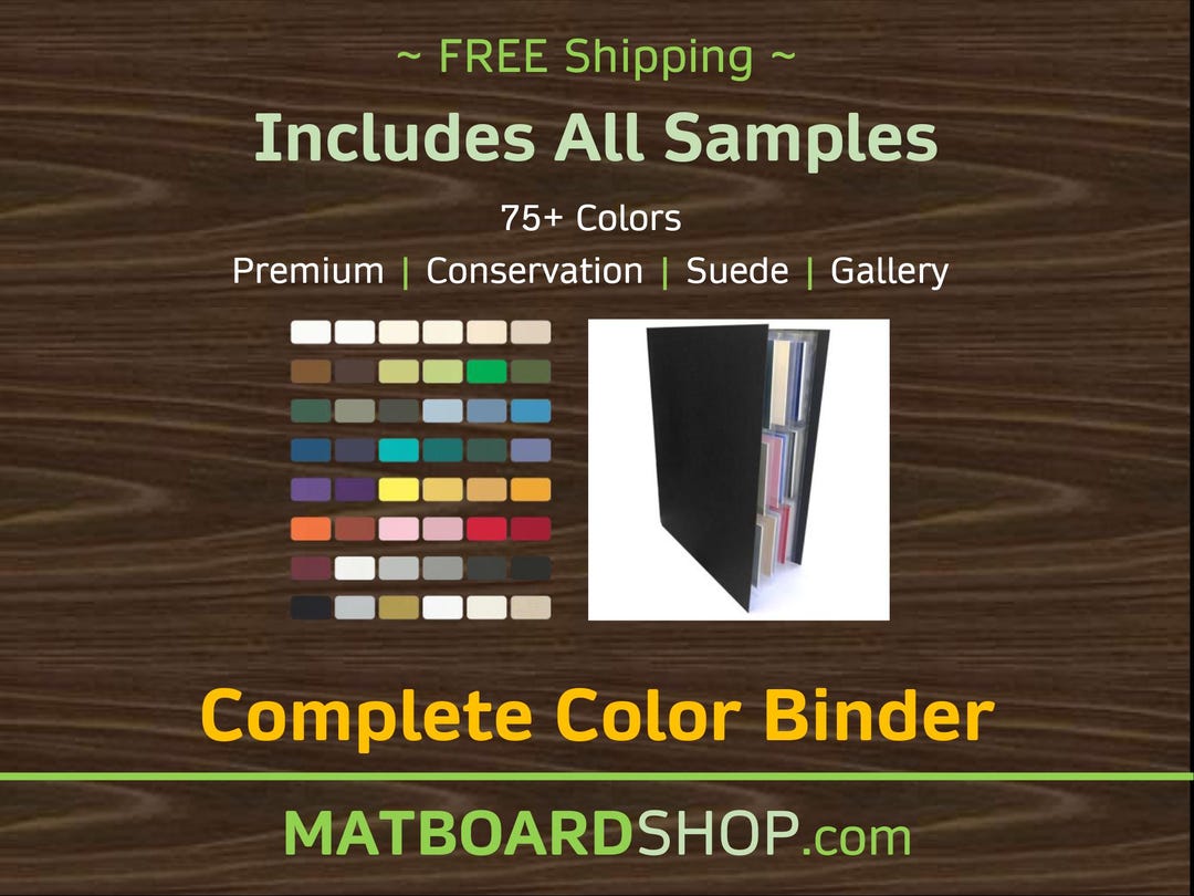 COMPLETE SAMPLE BINDER (all Colors) - Etsy