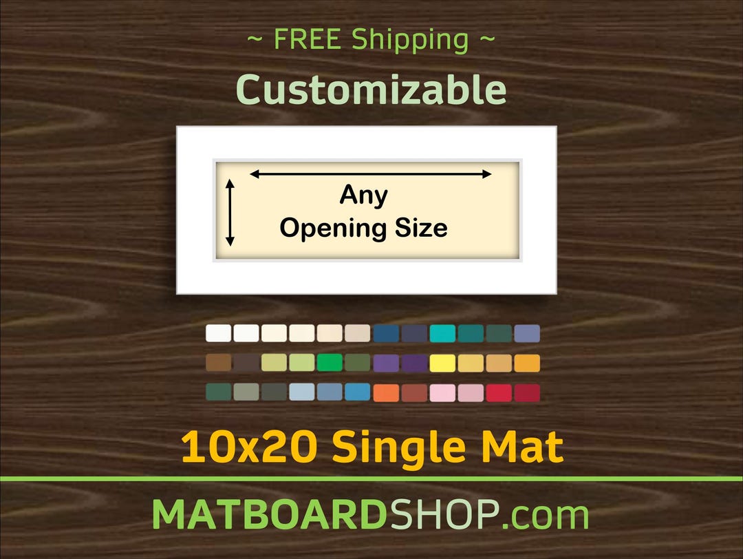 10x20 Custom Acid-free Matboard - Etsy