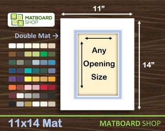 Pack of 2 24x36 Acid Free White Core Picture Mats Cut for - Etsy