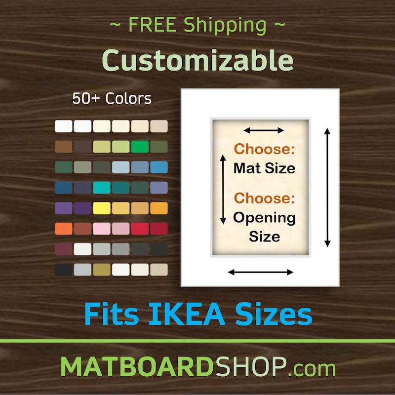 Board on Frame Ikea - Etsy