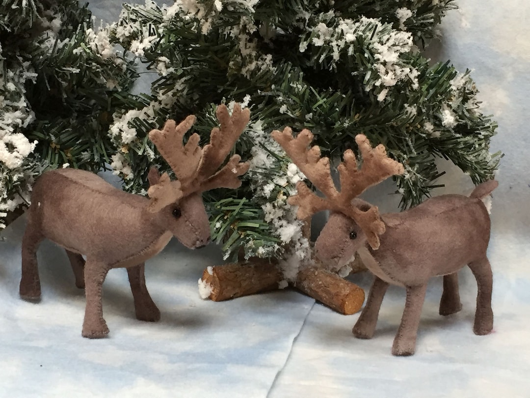 Reindeer 2 Pieces, a Handicraft Package - Etsy UK