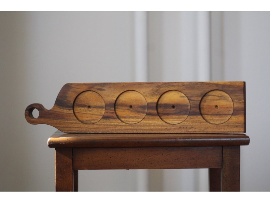 Bocote Tasting Flight Board, Drink Flight for Craft Beer, Whiskey ...