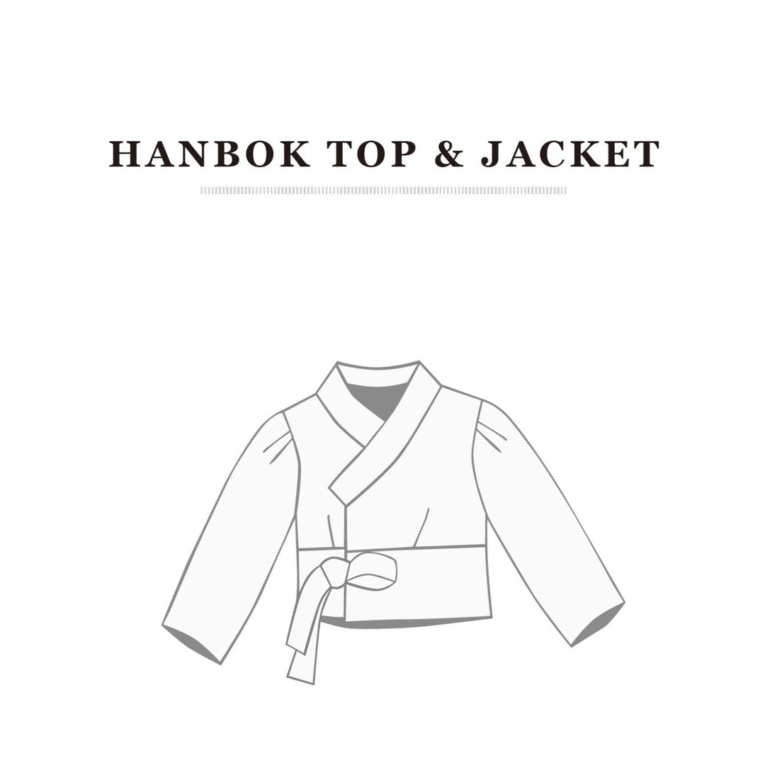 PDF Hanbok Top & Jacket Sewing Therapy With a Step-by-step Sewalong Video - Etsy