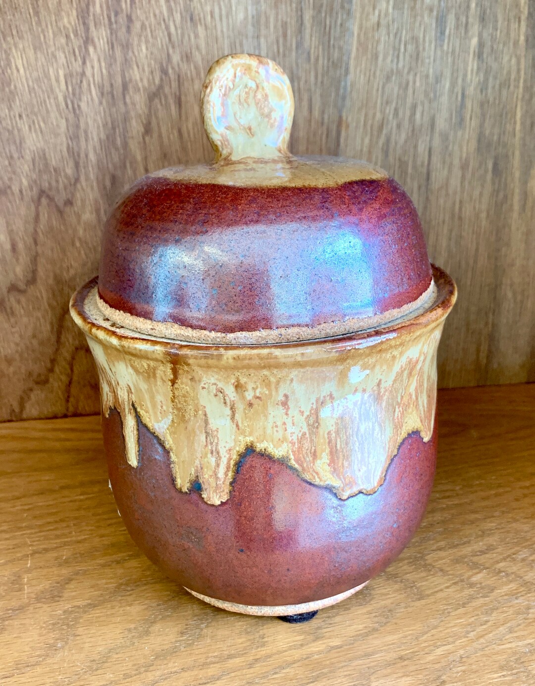 Small Handmade Ceramic Cookie Jar - Etsy