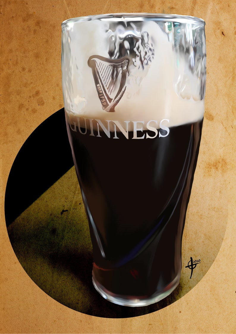 Guinness, Pints, Irish, Pubs, Food and Drink Print, Wall Art, Prints ...