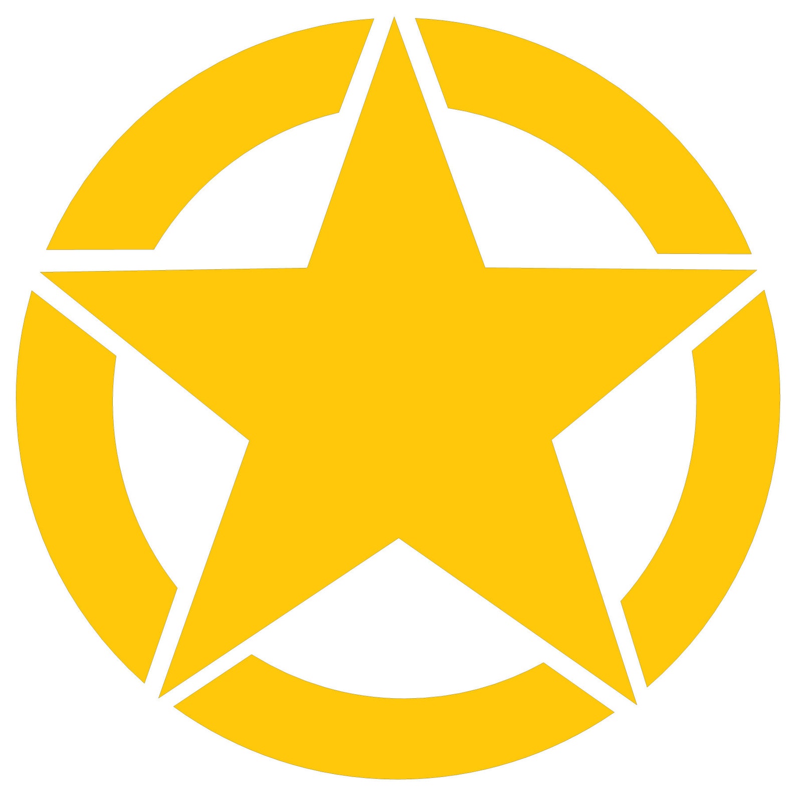 Army Military Star Vinyl Decal Sticker - Etsy