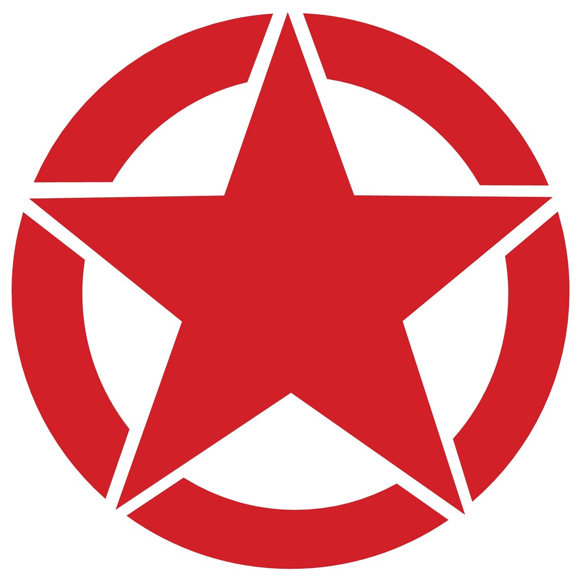 Army Military Star Vinyl Decal Sticker - Etsy