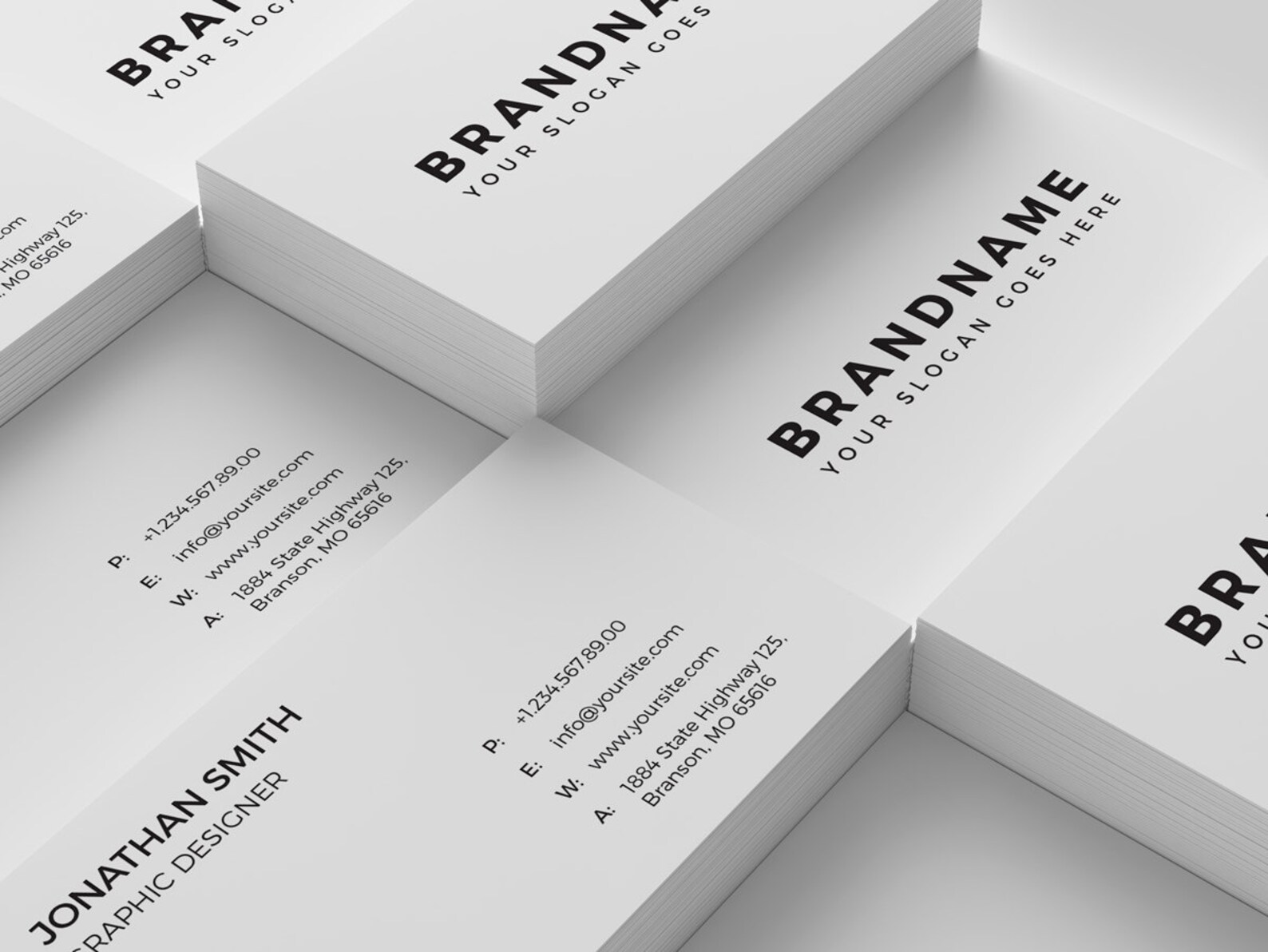 Simple Resume Cv With Business Card Design Template - AI, EPS, PSD ...