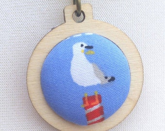 Seagull necklace | Etsy