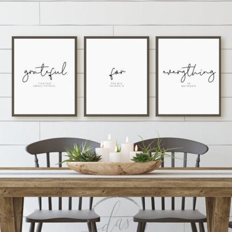 Grateful for Small Things Big Things Sign - Etsy