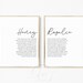 Wedding Vows Prints, Printable Sign Set, Name Vows Decor Prints ...