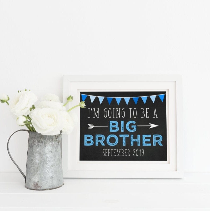 I'm Going to Be A Big Brother or Sister Baby Announcement | Etsy