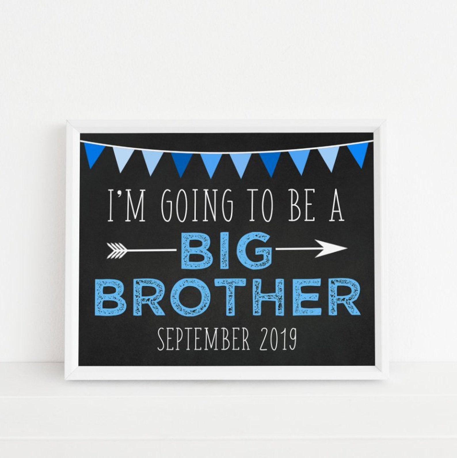 I'm Going to Be A Big Brother or Sister Baby Announcement | Etsy