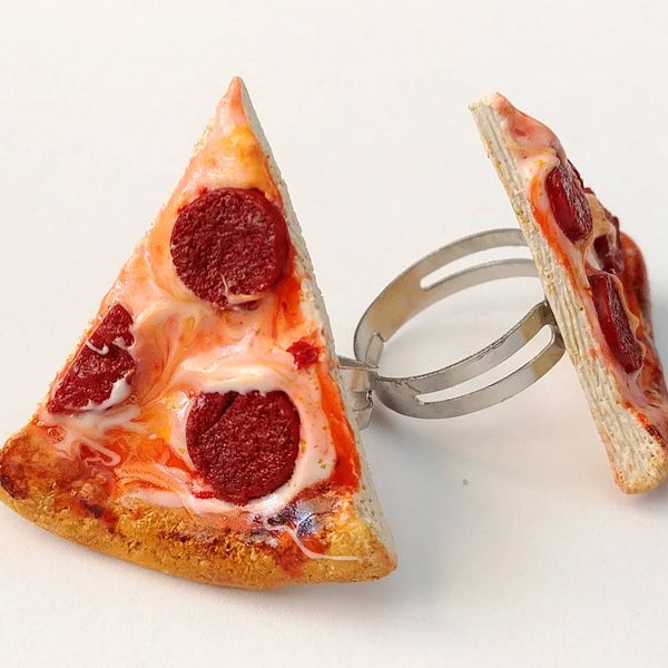 Pizza Ring - Etsy