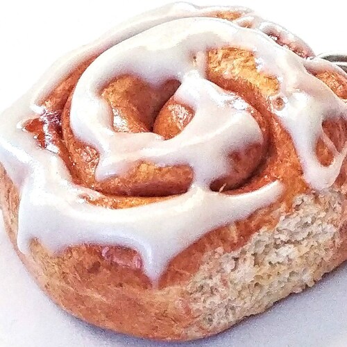 Cinnamon Roll Charm / Keychain Cute Food Keychain Food | Etsy