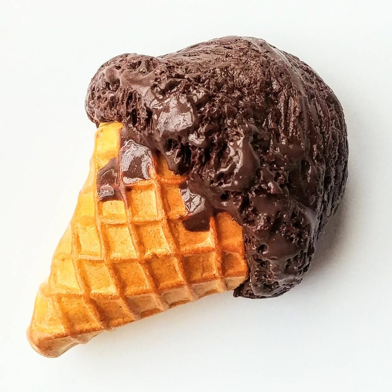 Ice Cream Magnet Chocolate Ice Cream Refrigerator Magnet - Etsy