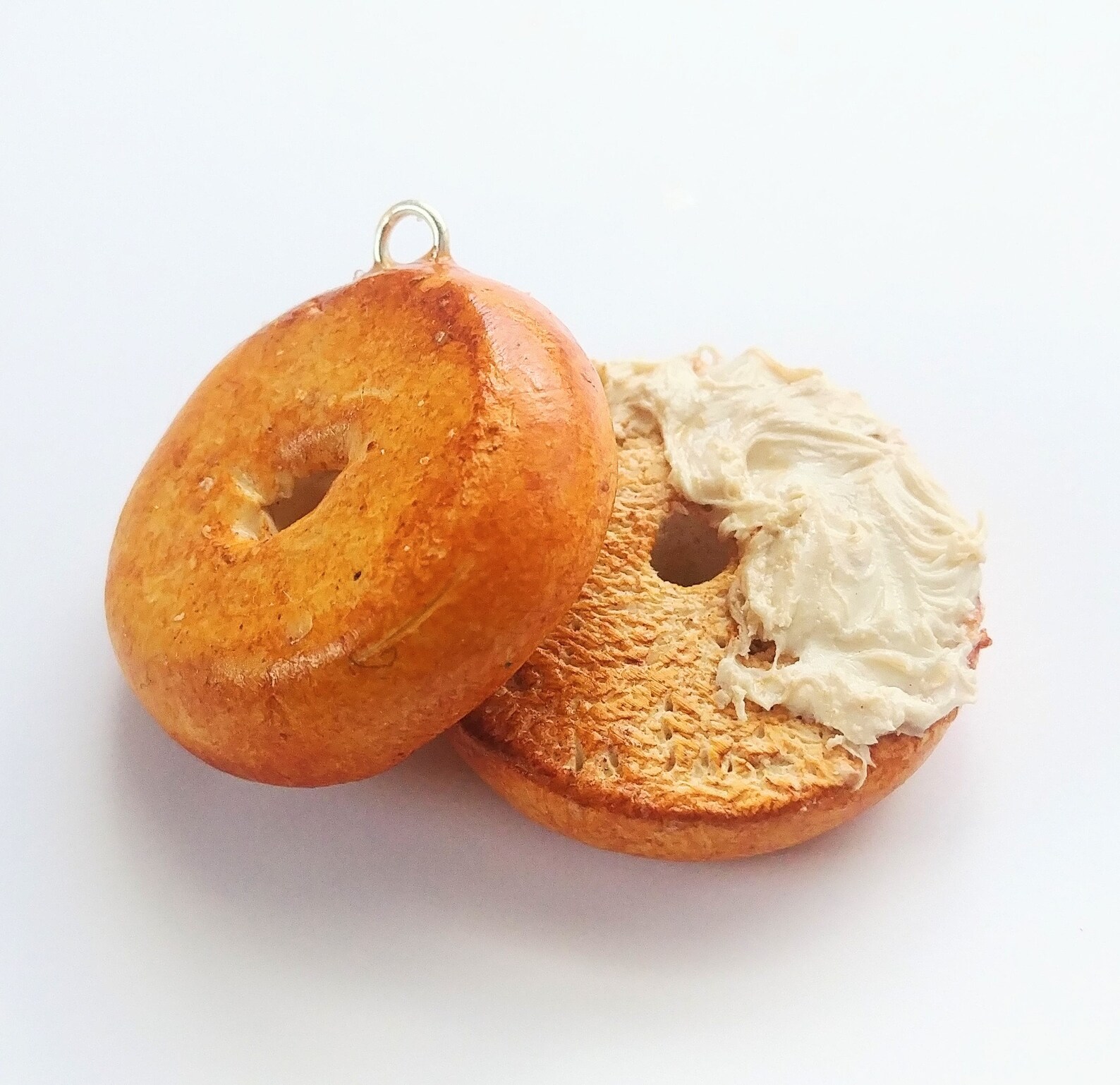 Bff Bagel Keychains Food Keychains Best Friend Gift - Etsy