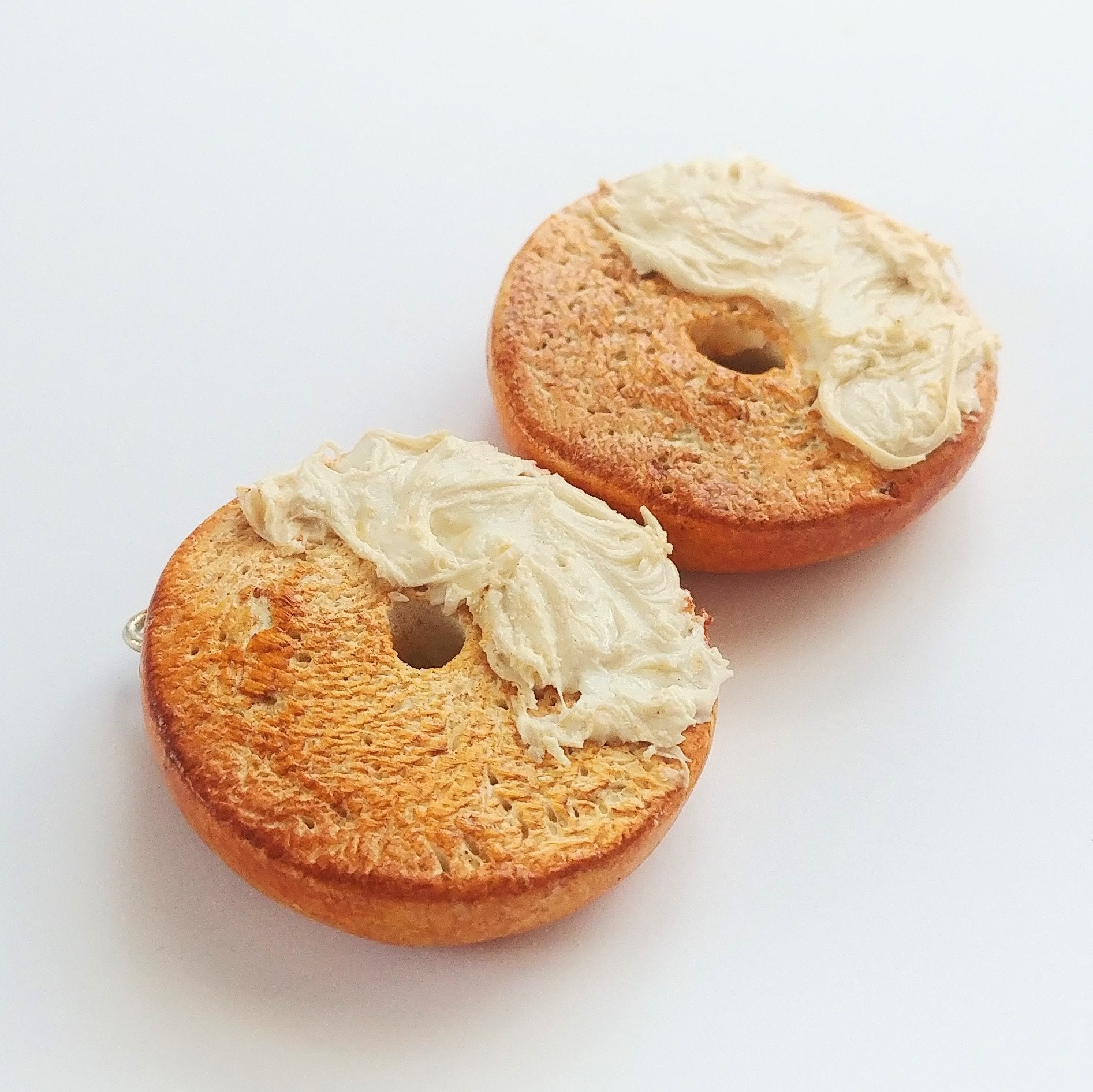 Bff Bagel keychains Food Keychains Best friend Gift | Etsy