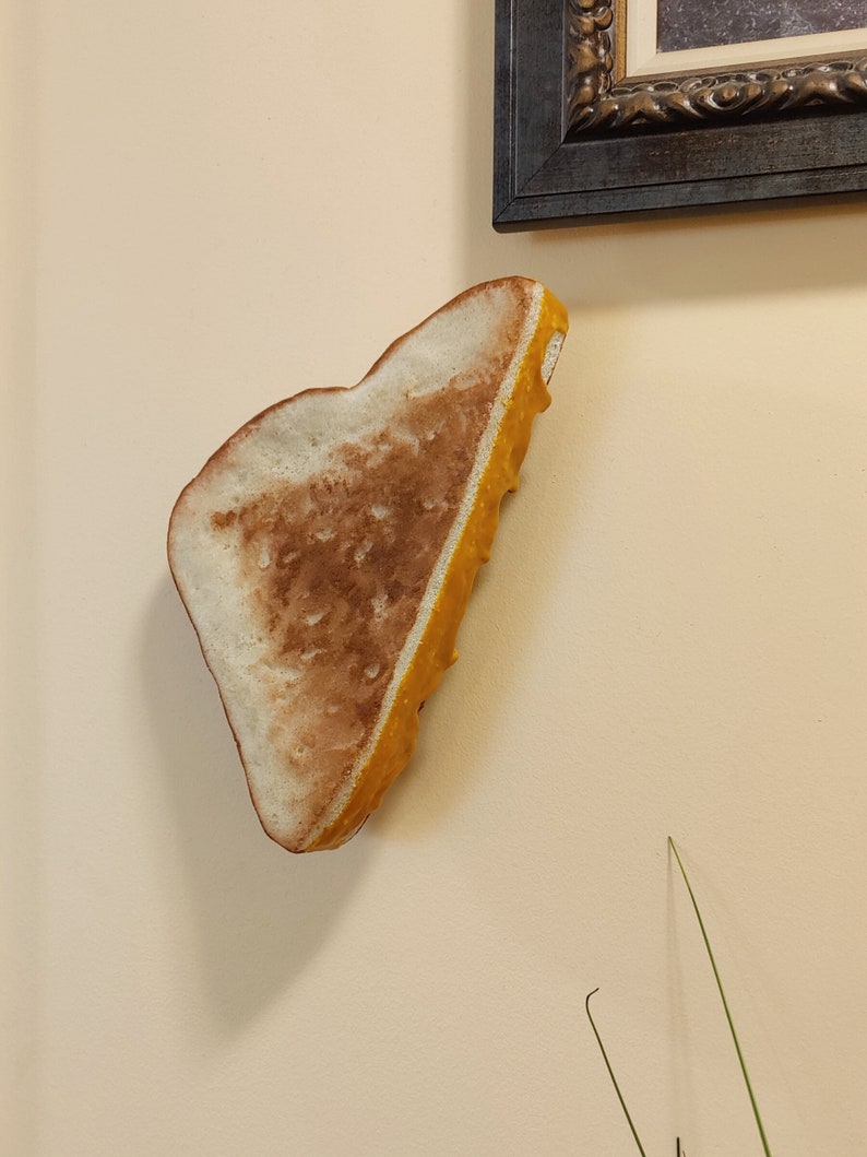 Grilled Cheese Sandwich Wall Decor, Large 3D Fake Food Art, Prop, Pop ...