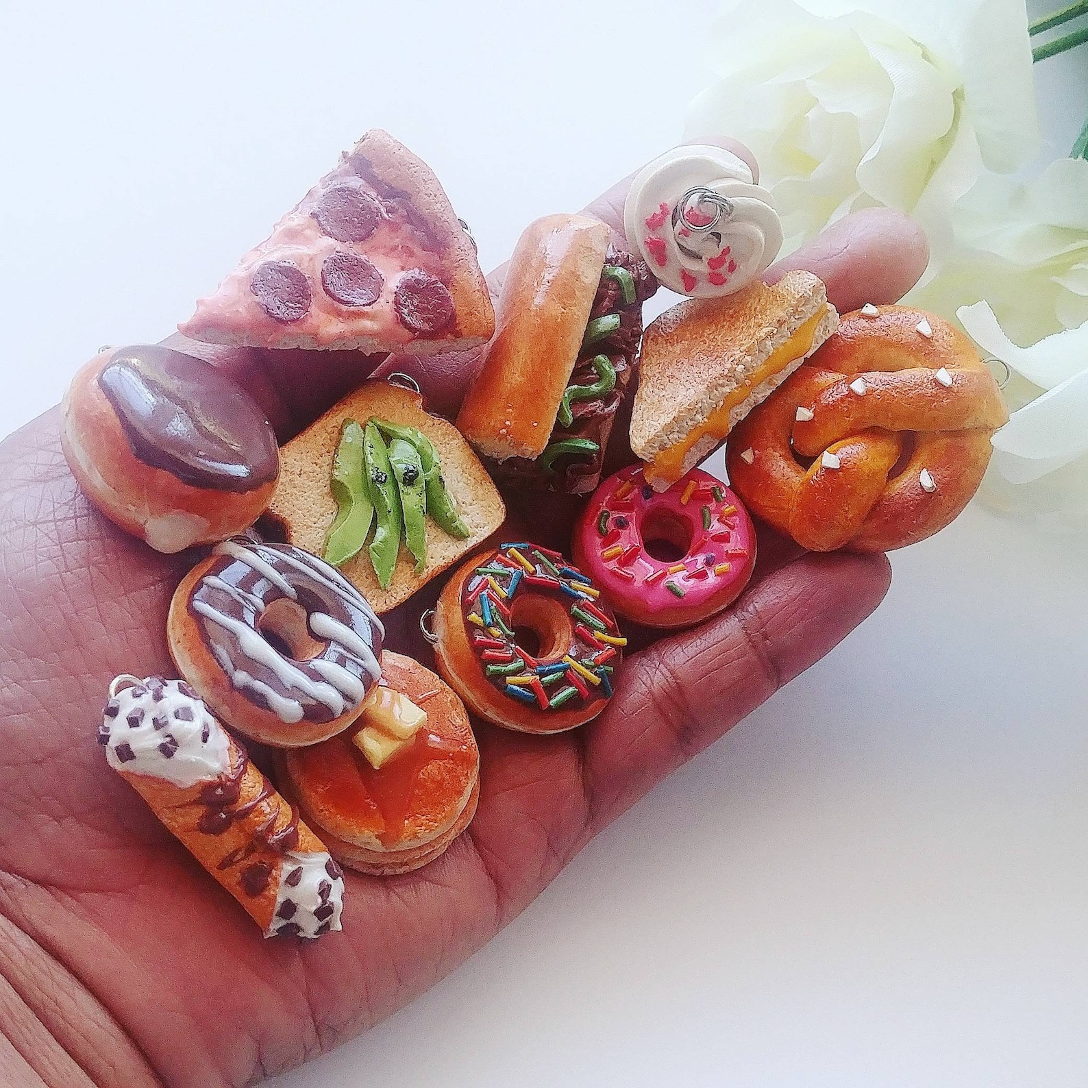 Italian Beef Sandwich Charm Realistic Miniature Food Jewelry | Etsy