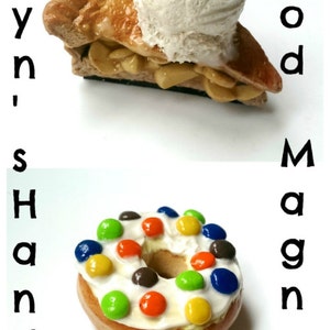 Slice of Cake Magnet, Miniature Polymer Clay Fake Food Magnets, Unique ...