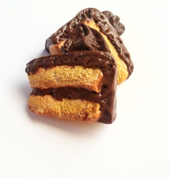 Chocolate Frosted Cake Pin Cute Brooch 3D Food Pin Food - Etsy