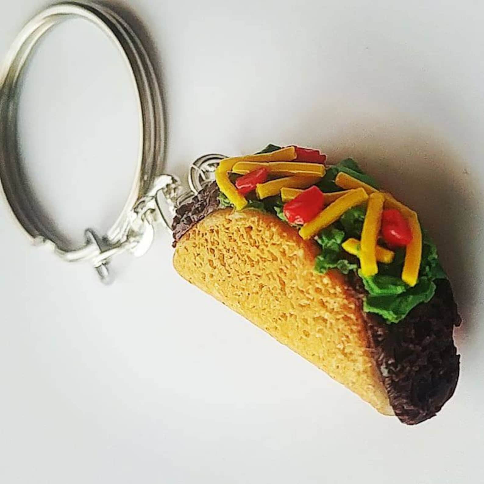 Mini Taco Keychain Charm Taco Lover Gift Deadpool's - Etsy