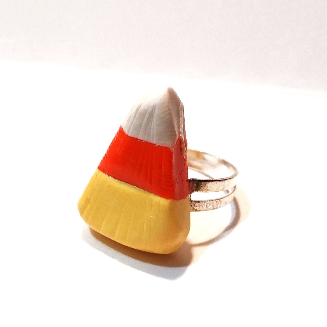 Candy Corn Ring, Halloween Costume Jewelry - Etsy