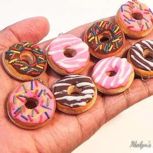 Donut Ring Jewelry // Miniature Food Jewelry, Realistic Food Charms ...