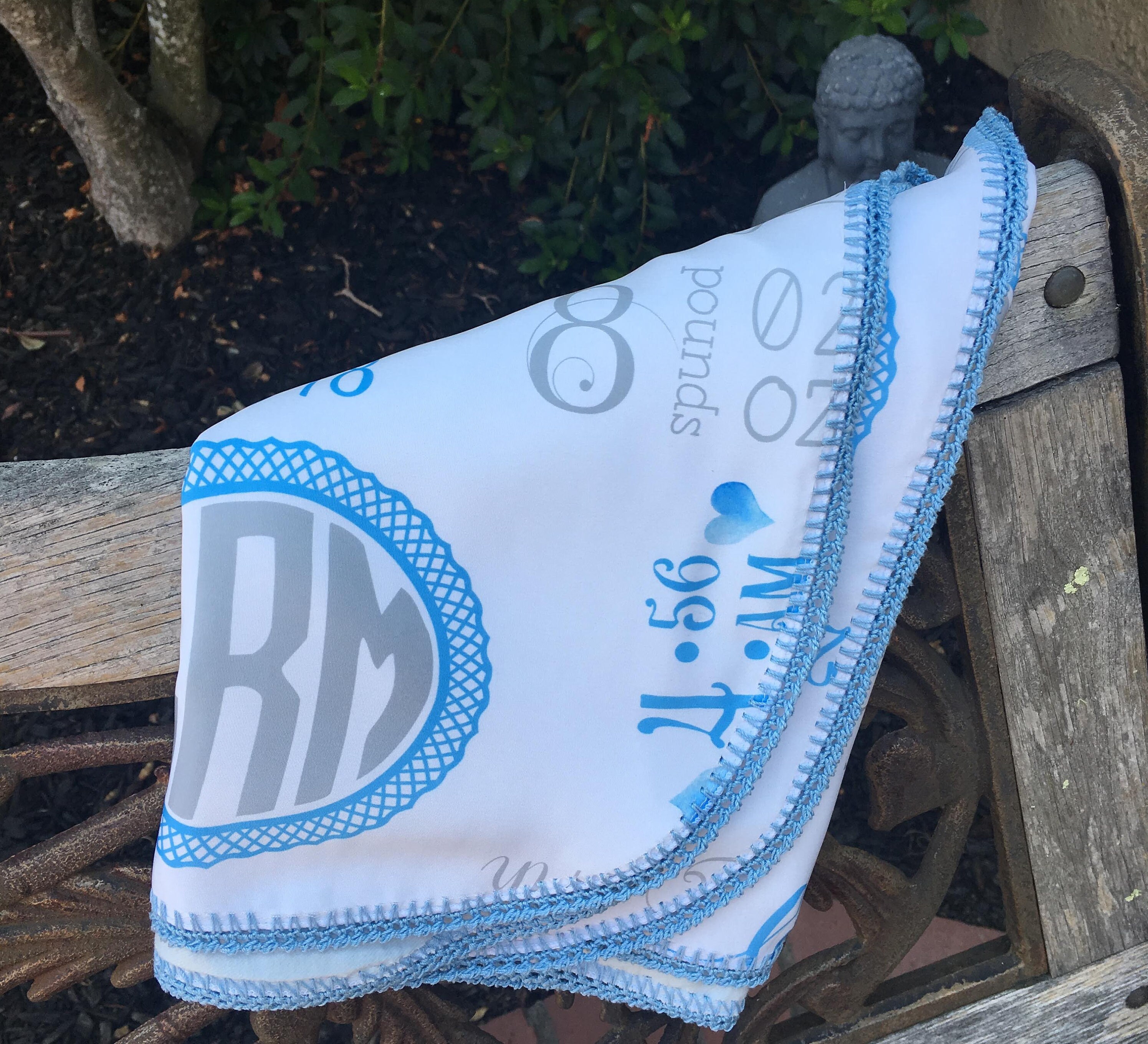 Personalized Baby Blanket Personalized Receiving Blanket - Etsy