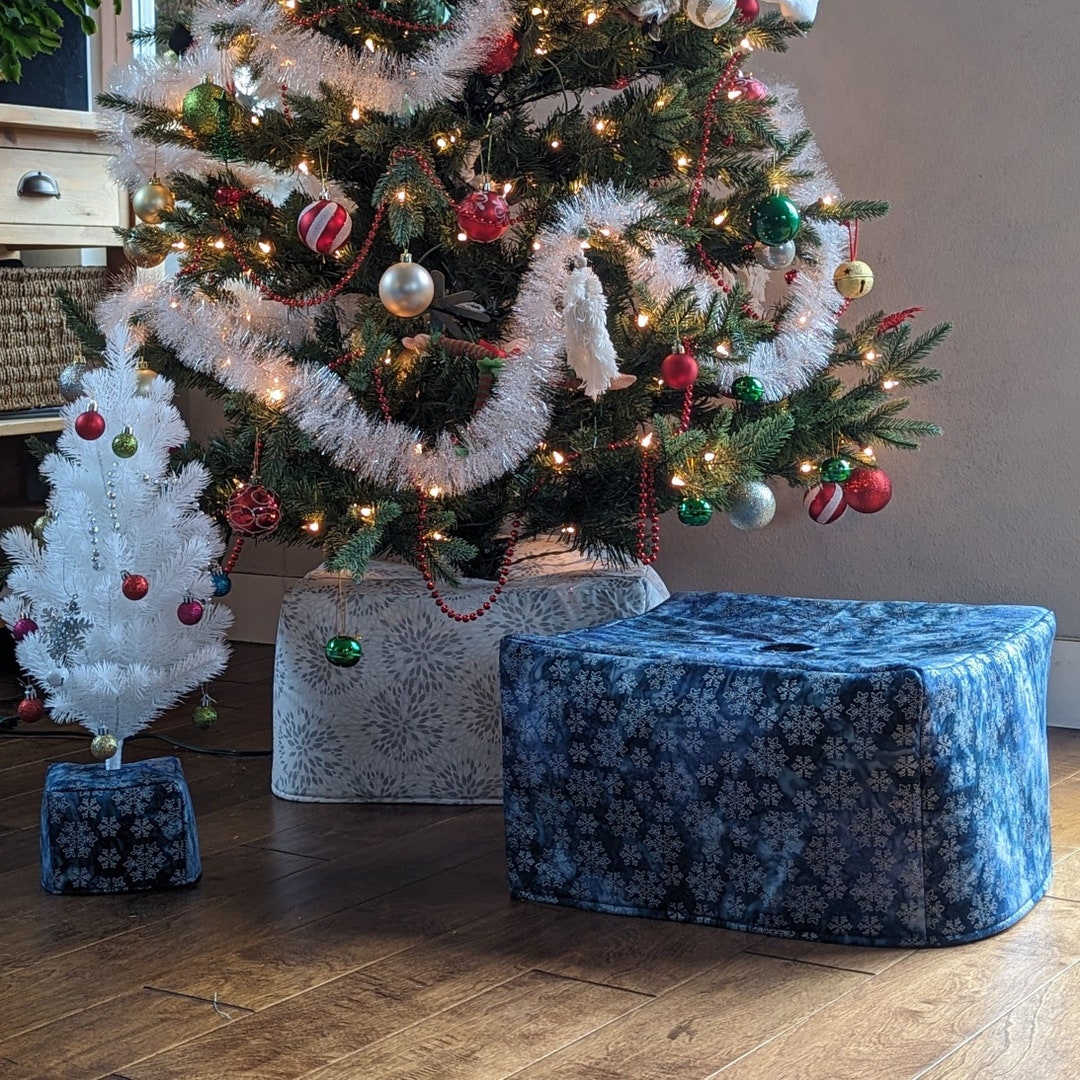 Handmade Christmas Tree Collars / Artificial Trees / Hide / Fabric ...