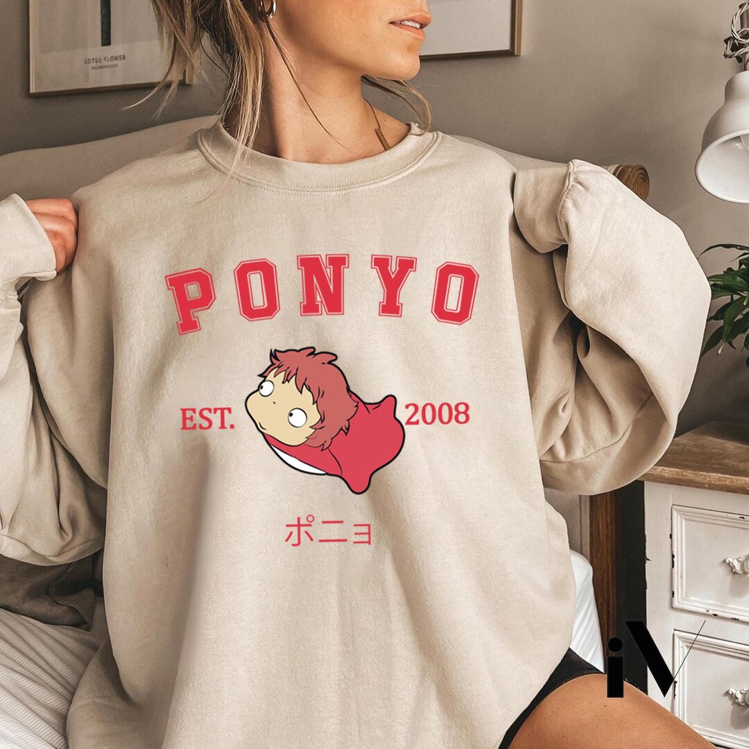 Ponyo Studio Ghibli Shirt, Ponyo Shirt, Hayao Miyazaki Totoro ...