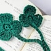 Crochet Shamrock Bookmark PDF Crochet Pattern/ Crochet Four Leaf Clover ...