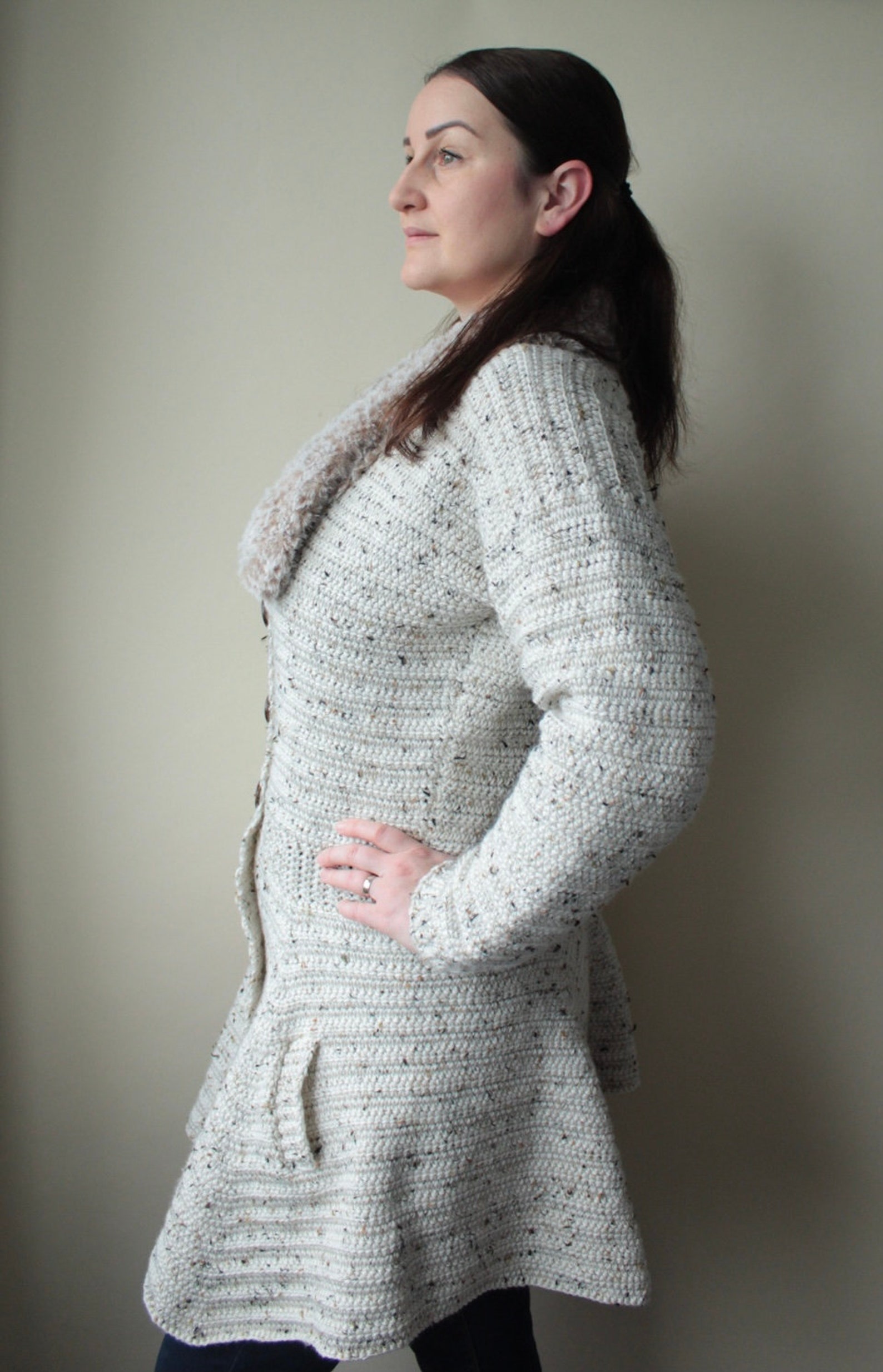 Crochet Coat Pattern/ Crochet Jacket/ Women's Crochet Coatigan/ Crochet ...