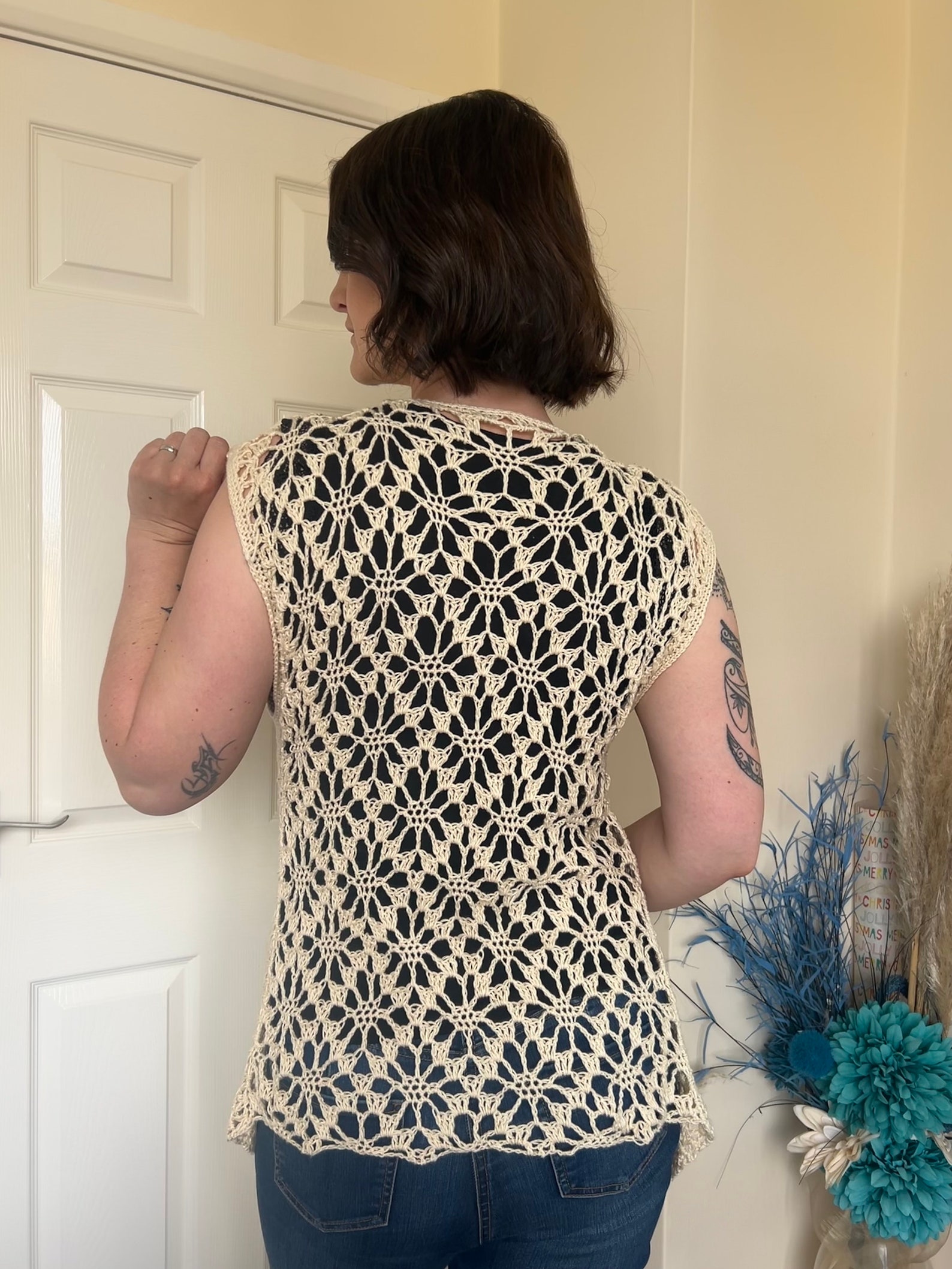 Crochet Lace Summer Vest Pattern: Beach Cover up (PDF Pattern) - Etsy