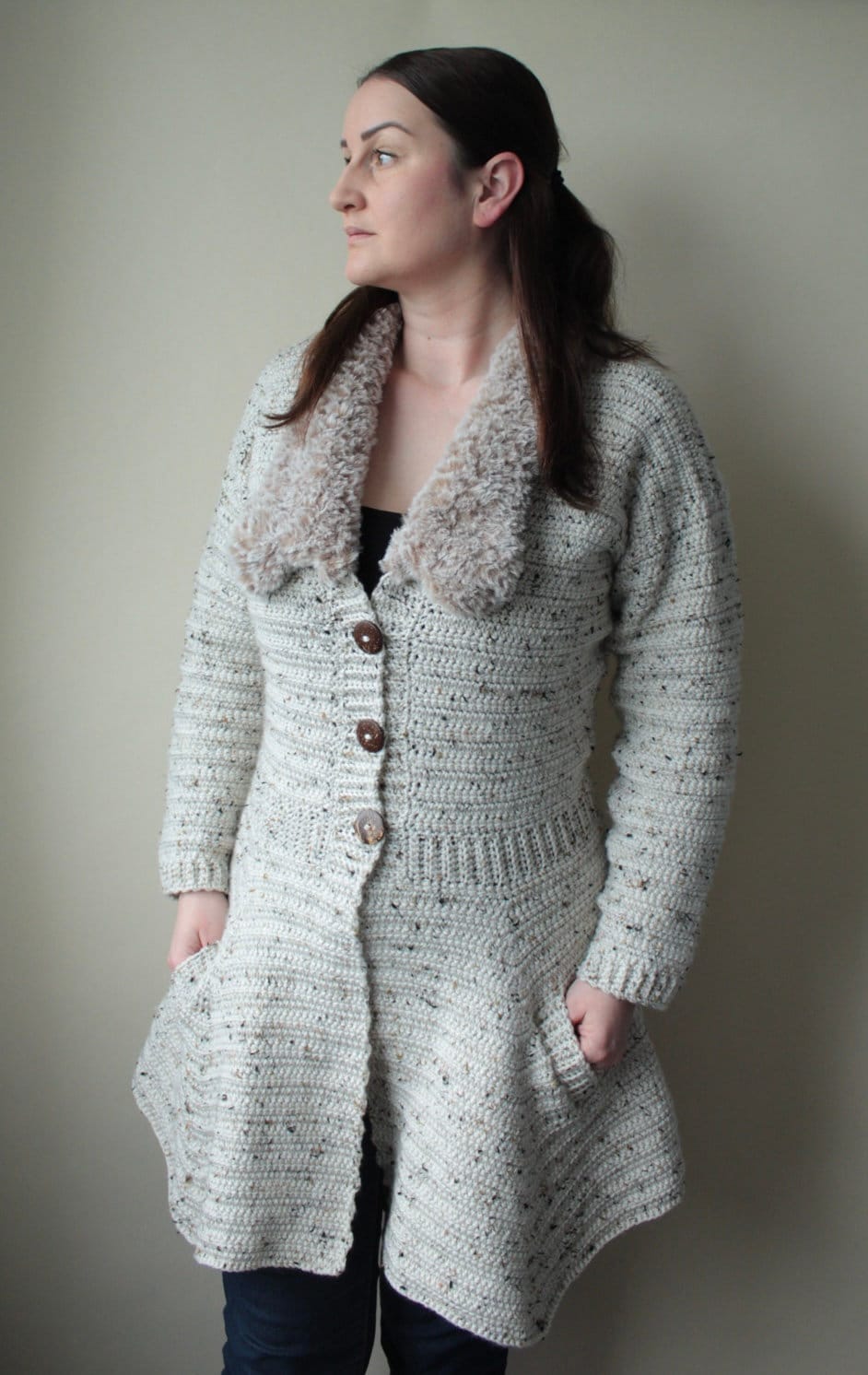 Crochet Coat Pattern/ Crochet Jacket/ Women's Crochet Coatigan/ Crochet ...