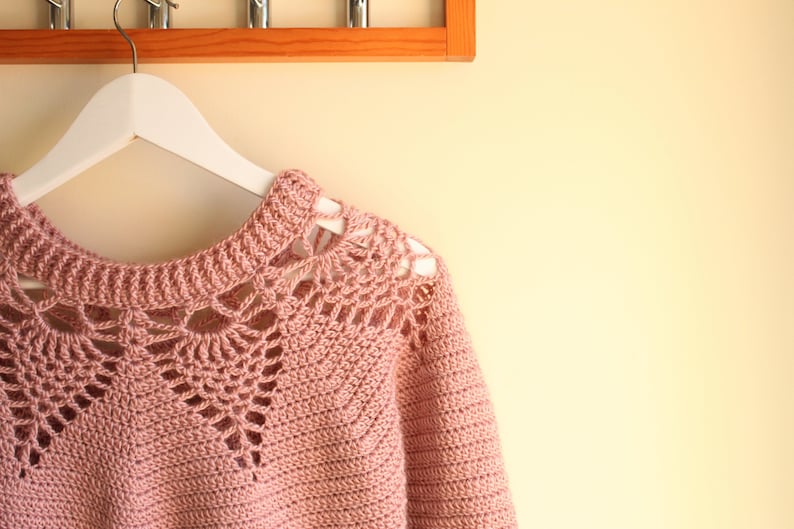 Lace Sweater Crochet PDF Pattern/ Women's Crochet Sweater in XS-3XL ...