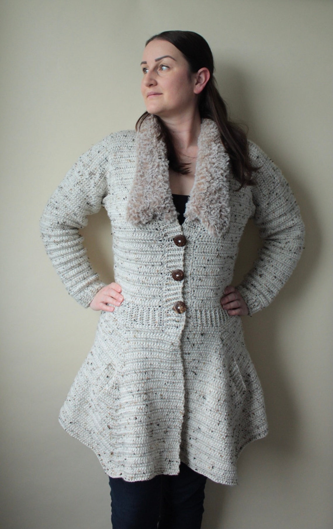 Crochet Coat Pattern/ Crochet Jacket/ Women's Crochet Coatigan/ Crochet ...