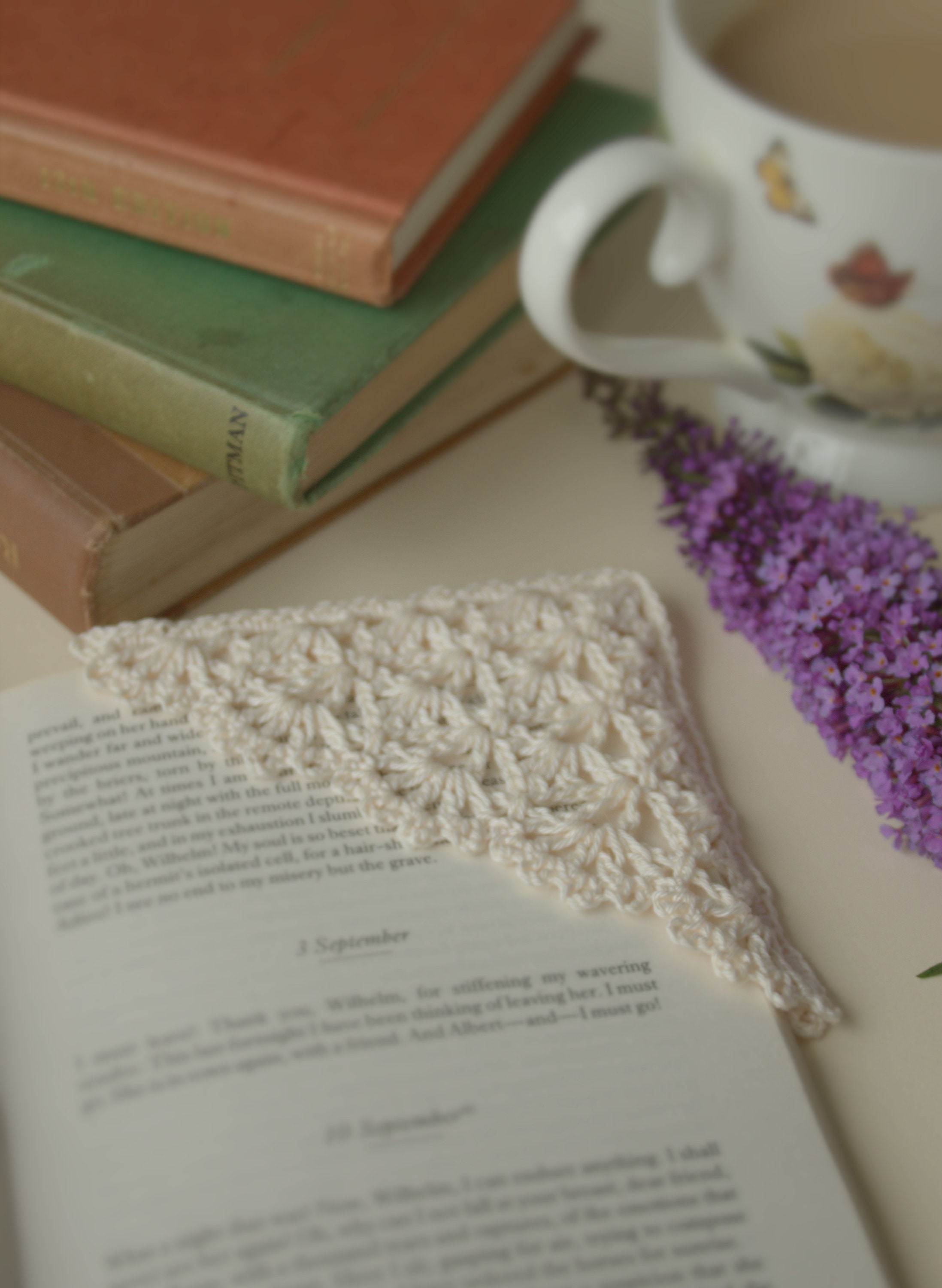 Crochet Corner Bookmark PDF Pattern/ Vintage Crochet Bookmark/ - Etsy