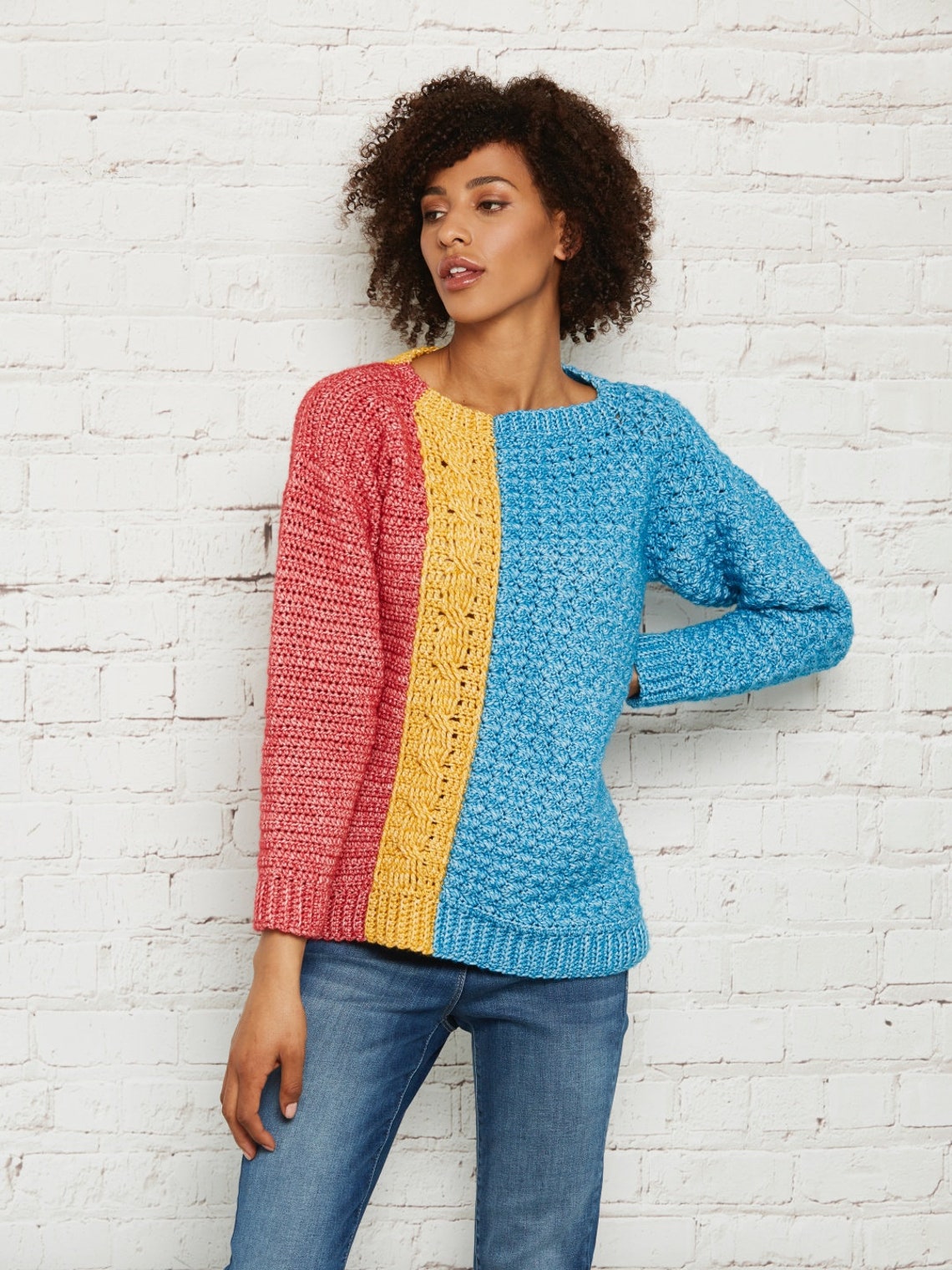 Crochet Jumper/ Crochet Sweater/ Crochet Pullover/ Crochet Pattern ...
