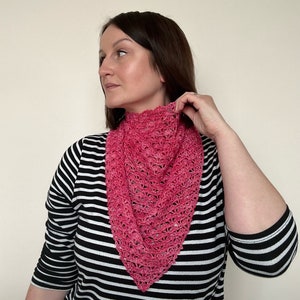 Crochet Neckerchief PDF Pattern/ Crochet Kerchief/ Crochet Shawlette ...